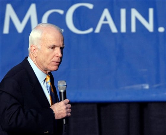 McCain trains sights on November, Obama