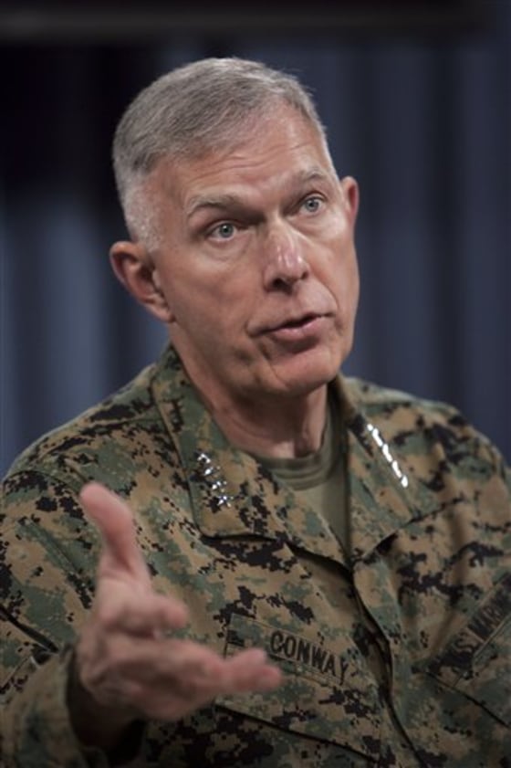 Marine general expects shift to Afghanistan