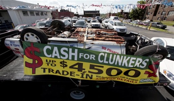Dealers wary of Cash for Clunkers final push