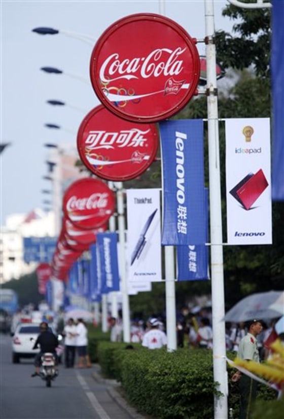 China Olympics sponsors riding out challenges