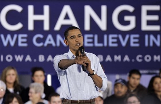 Obama opens Iowa campaign swing