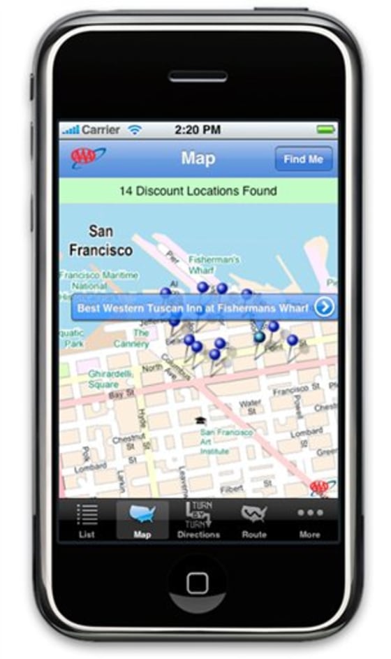 Review: iPhone app offers AAA discounts