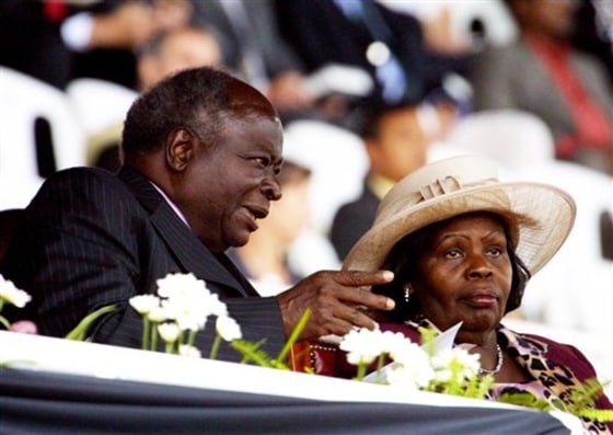 Kenyan first lady’s slap later erased from video