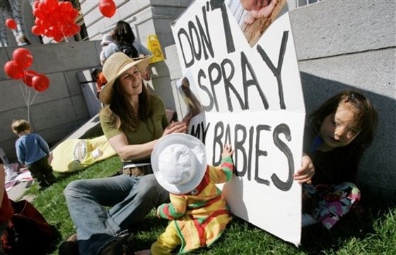 California shelves chemical spray over cities