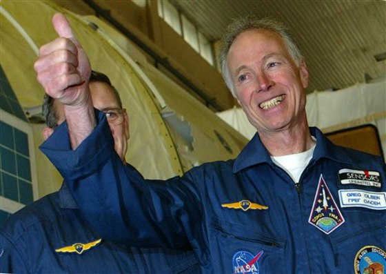 Olsen looking forward to space station trip