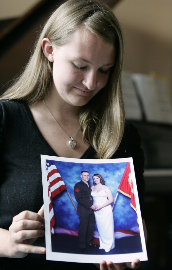 Marine’s father, widow question how he died