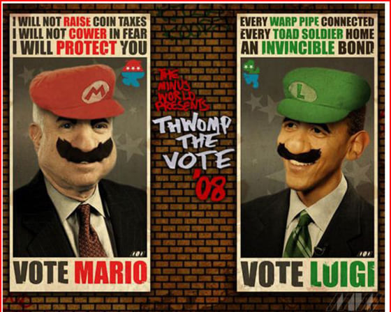 Who would you vote for — Mario or Luigi?