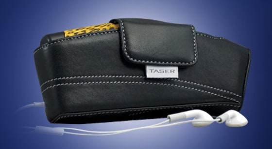 Taser unveils holster with music player