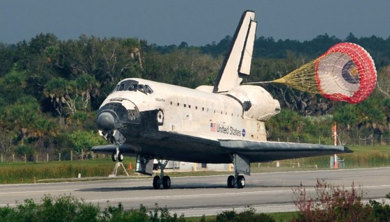space shuttle parachute