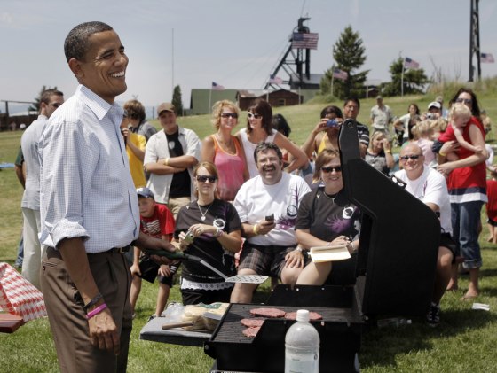 Obama gets out to see an America he missed