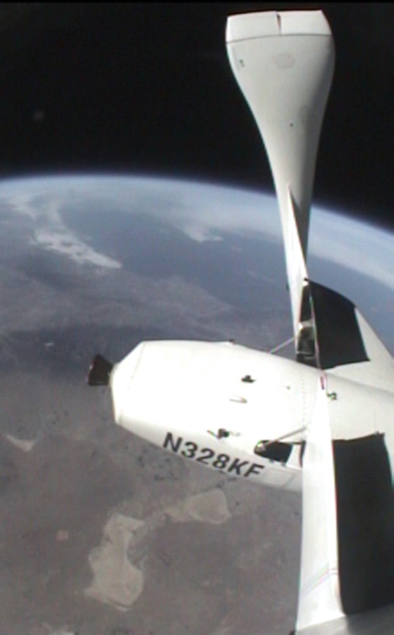 Private spaceship completes third supersonic test