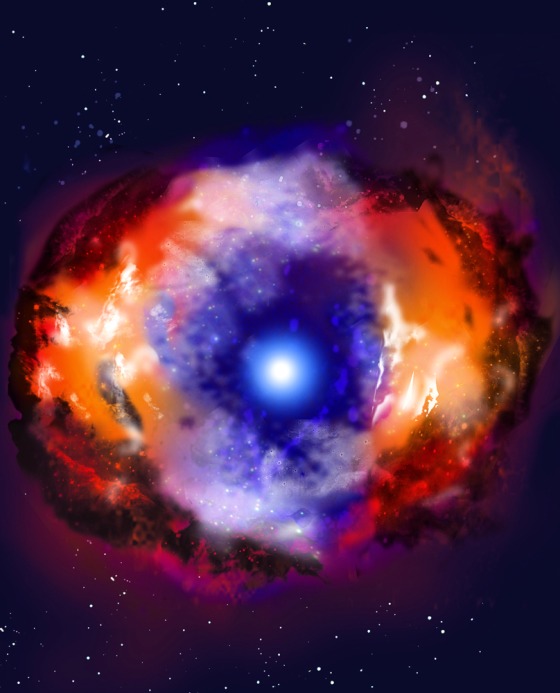 exploding black hole