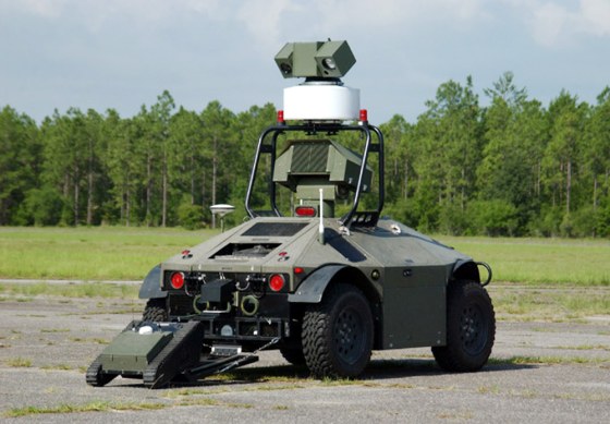Air Force testing robots as security guards