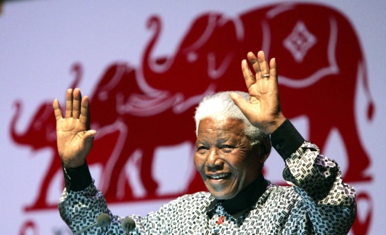 nelson mandela crying