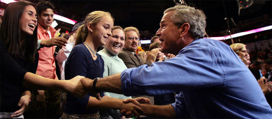 Bush hangs on to slim leads in state polls