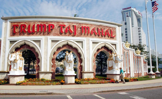 Trump casinos file for bankruptcy