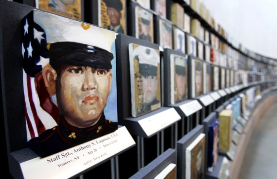 Painters, sculptors create art of warriors