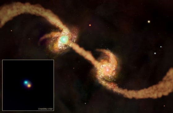 merging galaxies