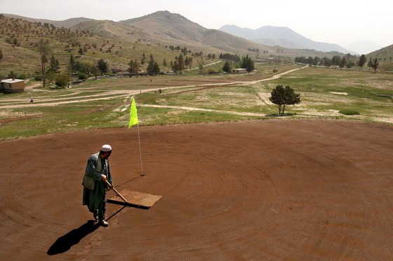 Afghanistan's only golf course reopens