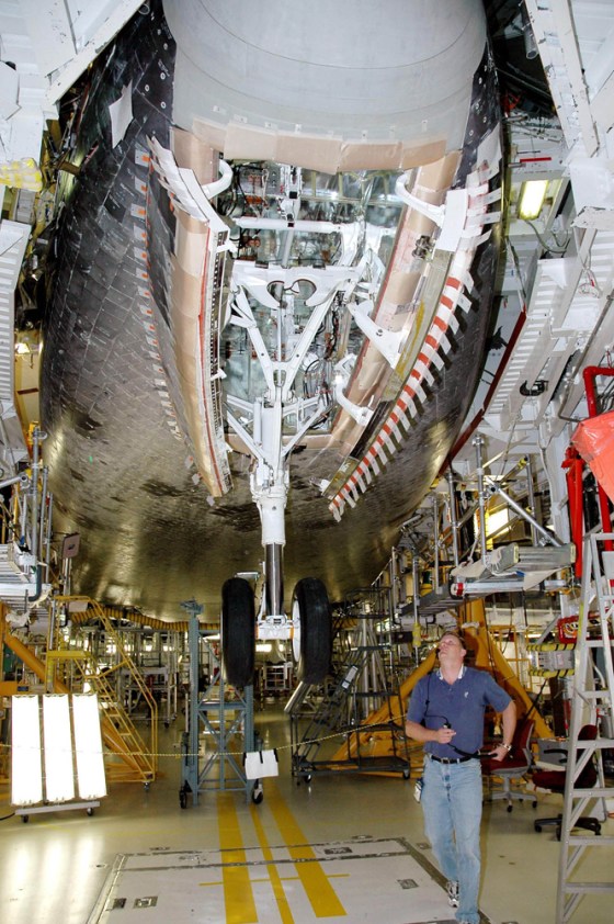 space shuttle return