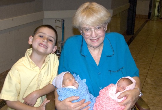 Great-grandmother gives birth to twins