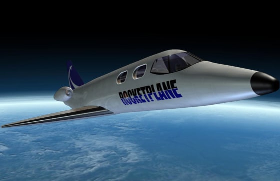 Rocketplane shoots for space trips by 2007