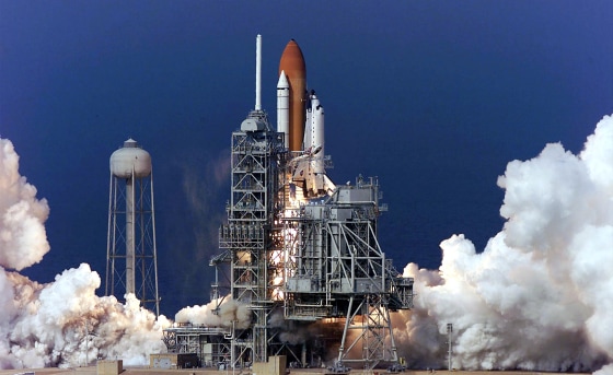 space shuttle take off florida