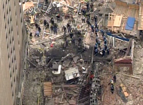 5 injured in New York City building collapse