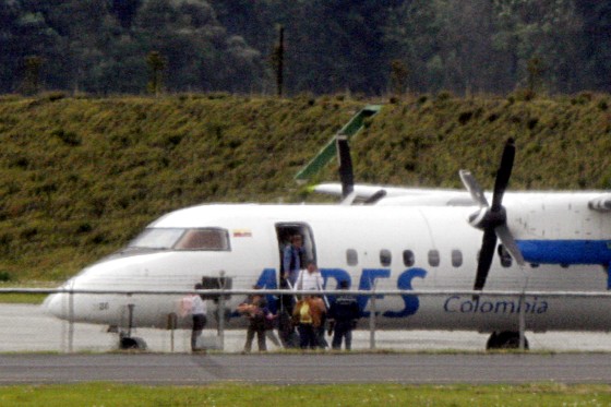 All passengers freed on hijacked Colombian jet