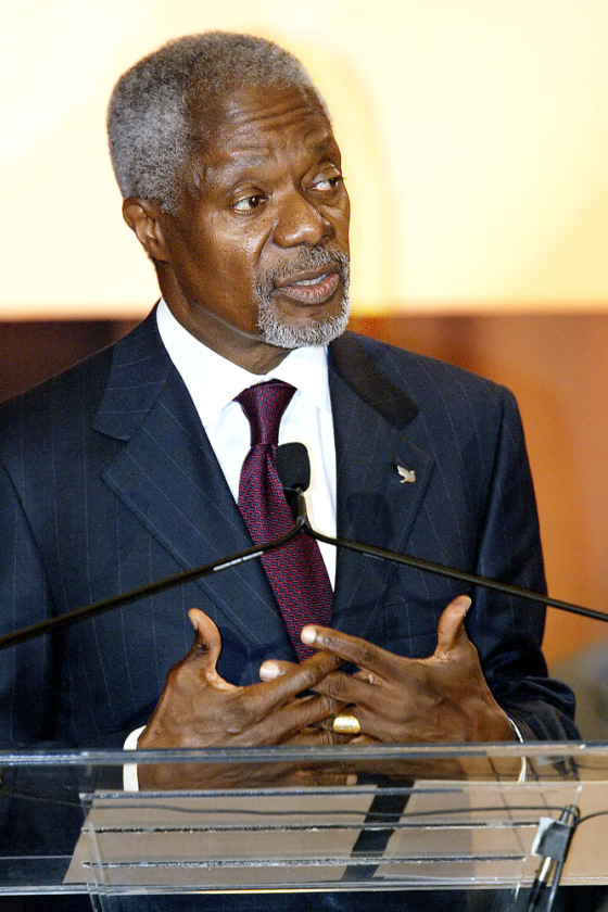 Annan sees progress in diluted U.N. plan