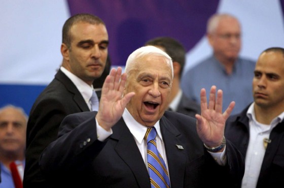 Silenced Sharon walks out of Likud meeting
