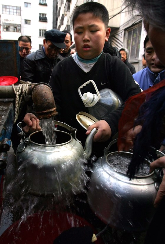Officials in Chinese city say water’s safe to drink