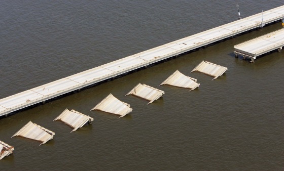 Katrina-ravaged bridge reopens fully to traffic