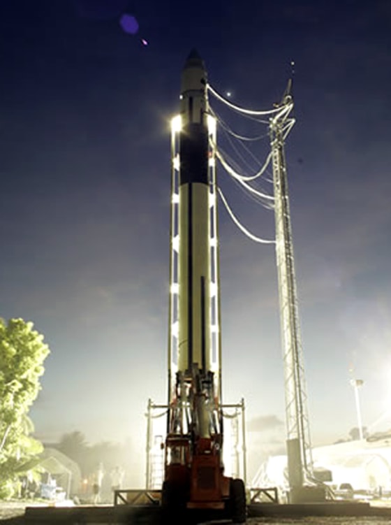 falcon rocket launch time