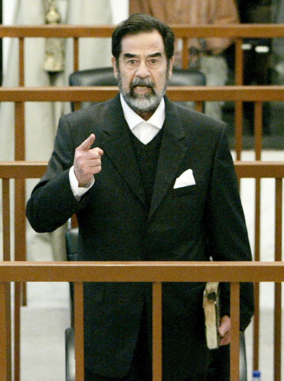 Saddam tells court he’s on hunger strike