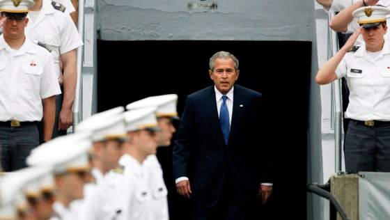 Bush invokes Truman at West Point address