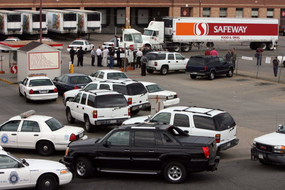 Man opens fire in grocery chain warehouse