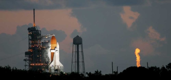 Shuttle crew set for 4th of July liftoff