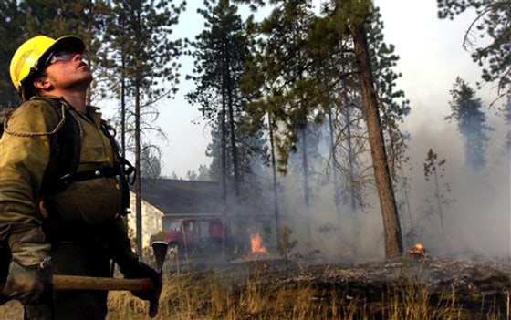 Eastern Wash. state fires destroy 9 buildings