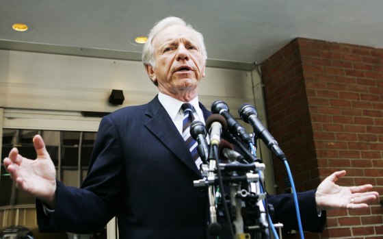 It's an independent Lieberman on fall ballot