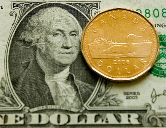 Canada s loonie hits parity with U.S. dollar