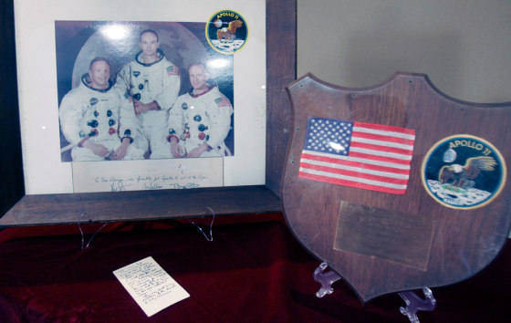 Buzz Aldrin's notes sell for nearly $180,000