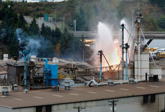 Propane tanks explode in Wash. foundry