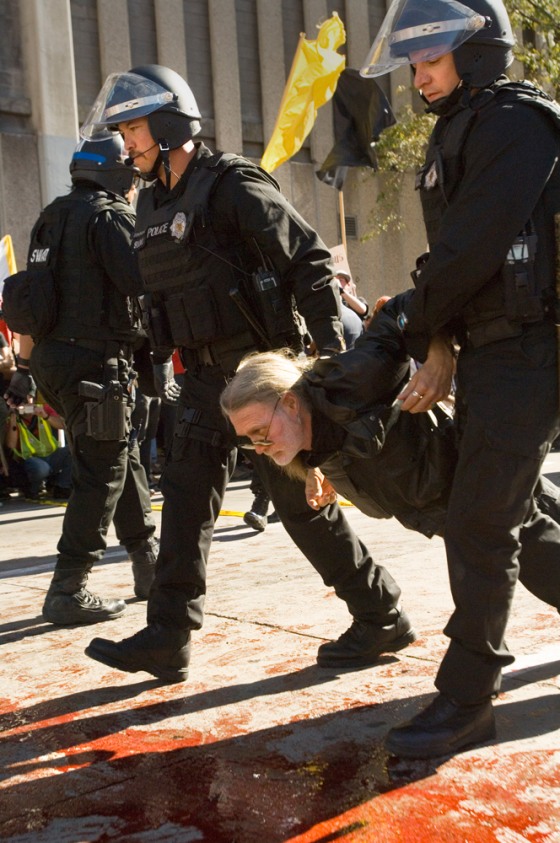 Columbus Day protest leads to arrests