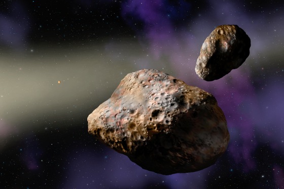 asteroids are rocky objects