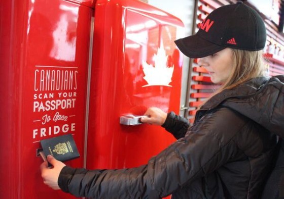 Beer, Eh? Canada's Olympic House Beer Fridge Requires A Passport