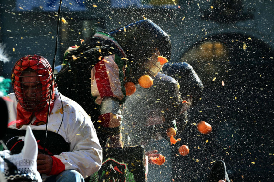 Food Fight! Turin Holds 'Battle of the Oranges'