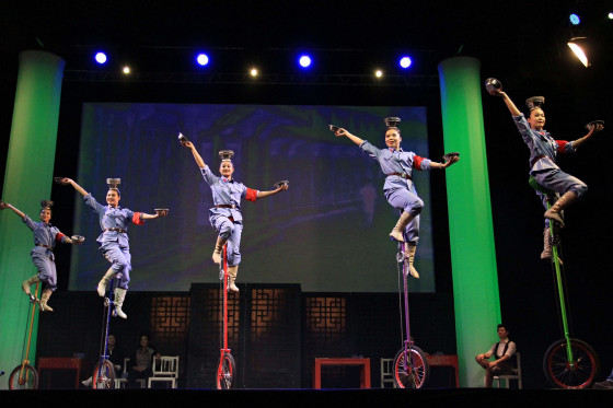 Balancing Act: Chinese Circus Acrobats Take Stage