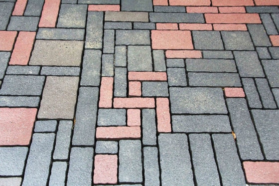 This German Footpath Contained Bricks Laid in a Swastika Shape