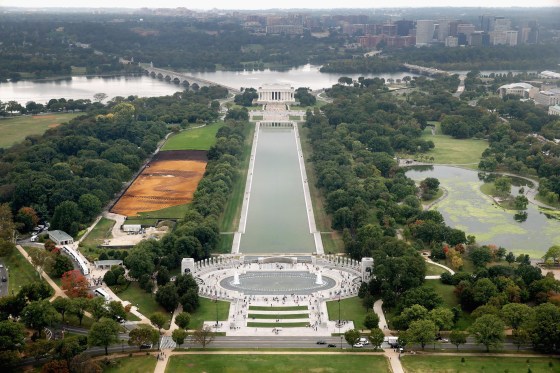 Artist Creates 'Facescape' Across National Mall